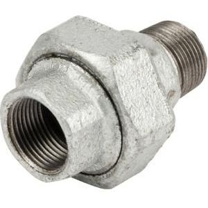 Mega nr 341 koppeling gietijzer verzinkt 2 inch binnendraad x buitendraad type conisch ...