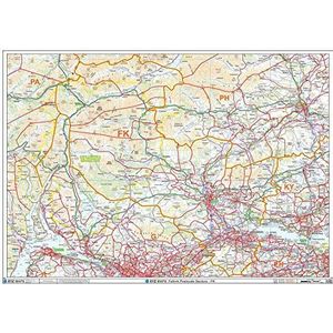 Kirkwall - kw - postcode wandkaart - papier - Kantoorartikelen online ...