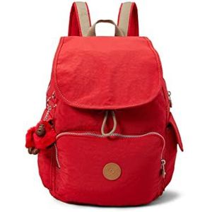 Kipling city pack s rugzak true red c rugzak - Mode accessoires online ...