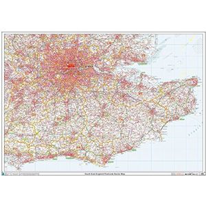Postcode sector map - (s16) - noordoost-engeland - wall map-paper - Kantoorartikelen online ...