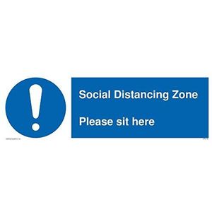 Viking signs social distancing bord - vinyl-sticker - Klusspullen kopen ...