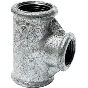 Mega nr 130 t-stuk gietijzer verzinkt 2 inch x 3-4 inch x 2 inch binnendraad - Klusspullen kopen ...