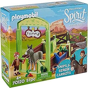 Playmobil 9480 dreamworks spirit paardenbox met abigail en boome ...