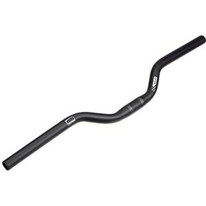 Humpert xtasy riser-bar fietsstuur 25 4 700 mm alu zwart 70 mm sturen ...