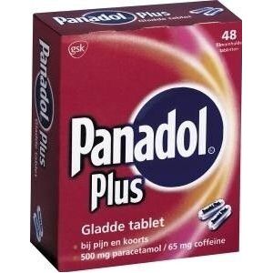 Panadol plus glad - 48 tabletten - Drogisterij online | BESLIST.nl ...
