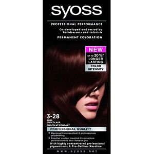 Syoss colors 3-28 donker chocolade 1set - Drogisterij online | Ruim assortiment | beslist.nl
