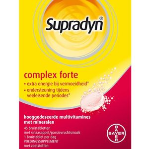 Supradyn complex forte 45 bruistabletten - Drogisterij online | Ruim ...