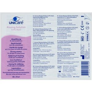 Unicare Rins solution 0.9% naci 30 10ml kopen? | beslist.nl