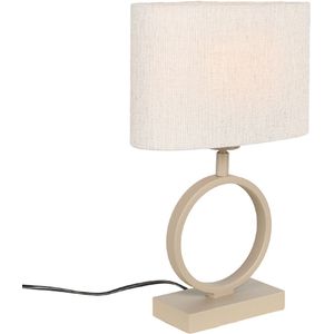 Tafelzeil geblokt bruin-zand kleurig - Binnenverlichting/lampen kopen ...