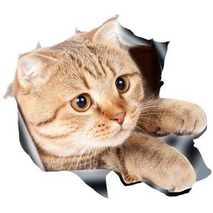 Stijl 4 grote 3d stereo cat auto sticker auto lichaam krassen en ...