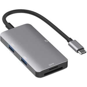5 in 1 gegevens lezen hub-adapter met sd - tf - cf-kaart dual usb30 ...