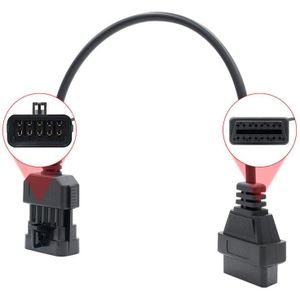 22pin to 16pin car obd2 conversion cable obdii diagnostic adapter cable ...