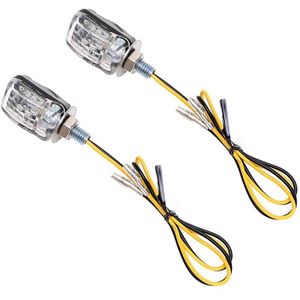 1 pair motorcycle led turn lamp universal modified small turn light ...