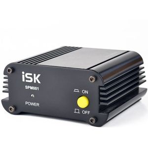 Isk spm001 48v phantom power source for condenser microphone - Elektronica online kopen ...