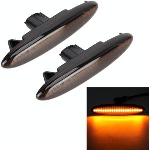 2 pcs dc12v - 5w car led dynamic blinker side lights flowing water turn ...