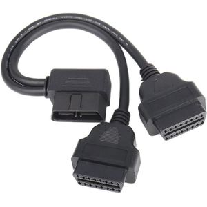 Car obd extended diagnostic tool obd2 16pin to db9 serial rs232 cable with switch - kopen ...