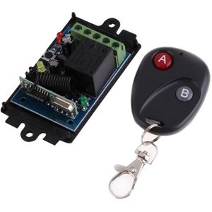 Dc 12v 10a relay 1ch wireless rf remote control switch transmitter ...