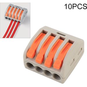 10 stks pct-218 pct218 wago 222-418 universal compact wire bedrading ...