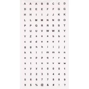 Letter-cijfer stickers - Kantoorartikelen online? | De laagste prijzen ...