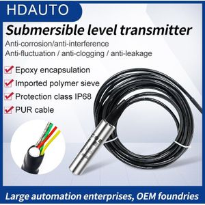 Capteur de niveau 4-20ma capteur de liquide affichage du niveau deau ...