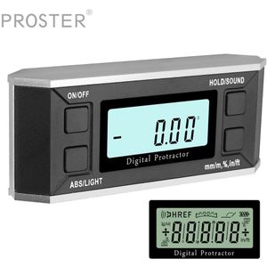 0-360 ° digitale inclinometer mini bevel box hoekmeter gradenboog level ...