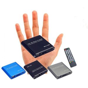 Mini full hd 1080p media player with remote controller support ypbpr ...