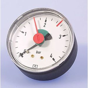 Flamco manometer 80mm 1-2 axiaal - Sanitair outlet online | Lage prijzen | beslist.nl