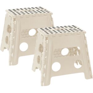 Opstapje-krukje - opvouwbaar - 29 x 22 x 32 cm - zwart ...