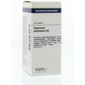 Hypericum perforatum d6 vsm 200 tabletten - Drogisterij online ...