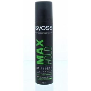 Syoss hairspray max hold 400 ml - Drogisterij online | BESLIST.nl ...