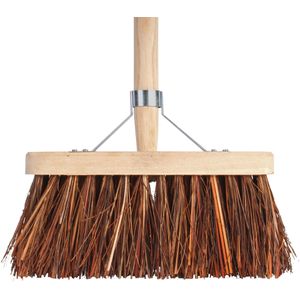 Talen tools - bezem - 28 cm - natuurvezel haren - steel 140 cm ...