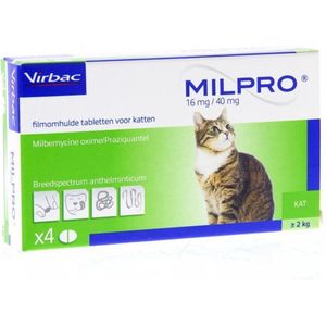 Milpro grote kat - 48 tabletten - Dierenbenodigdheden online | Lage ...