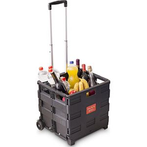 Boodschappenkar met kratten - Boodschappentrolley kopen | Lage prijs ...