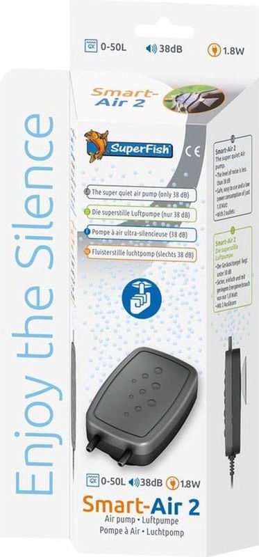 Smart air 2 - SuperFish Aquarium Luchtpomp kopen? Vergelijk de beste prijs op beslist.nl
