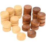 Philos Backgammon stenen set - multicolor - 17 x 8 mm - educatief spel ...