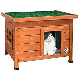 Houten - Geisoleerde - Kattenhuisje kopen? | Lage prijs | beslist.nl