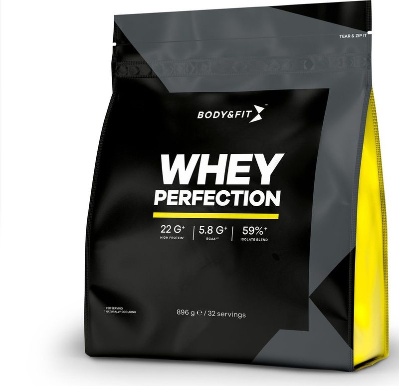 Body & Fit - Whey Perfection - Proteine Poeder - Vanille - 896 Gram ...