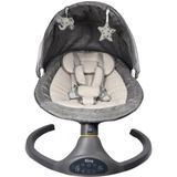 Ding Hugg Swing Babyschommel - Grijs - Draaibare Babyswing - Met Muziek ...