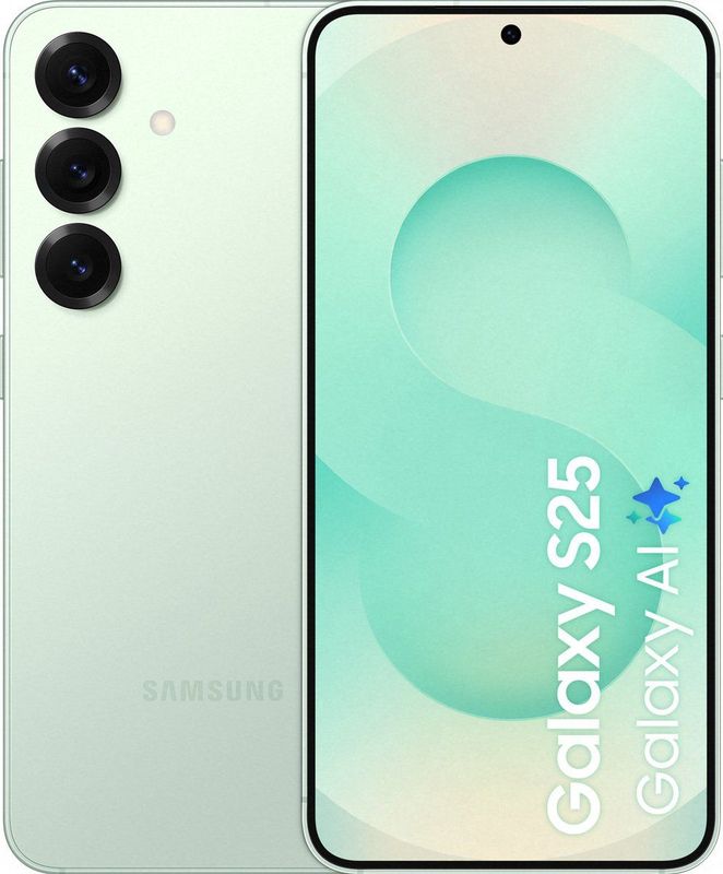 Samsung - Galaxy S25 - Mobiele Telefoon 128 GB Lichtgroen kopen ...