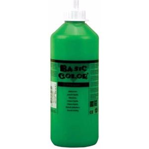 Groene hobby knutselen kinder verf op waterbasis 1000 ml - schilderen ...