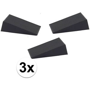 Deurstopper - deurwig rubber - zwart - 16 mm - wig - Klusspullen kopen ...