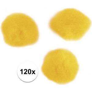 120x zwarte knutsel pompons 15 mm - hobby balletjes - Kantoorartikelen ...