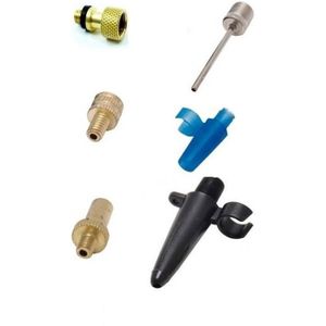 Fiets nippelset - verloopnippels 6-delig - ventiel adapter set - Alles ...