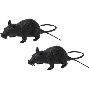 Halloween 1x grote plastic rat 20 cm - halloween-horror decoratie ...